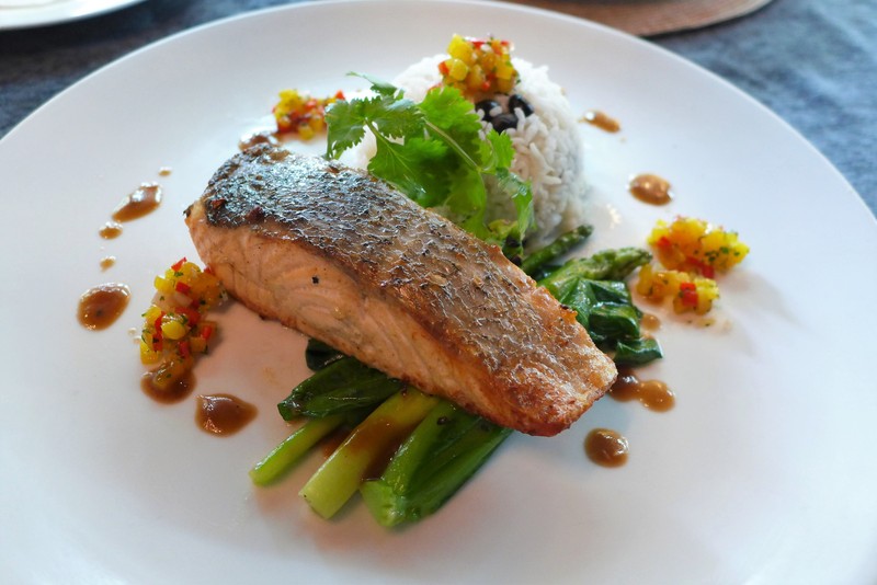 Gordon Ramsay s Recipe Seared Salmon With A Merry Mango Salsa
