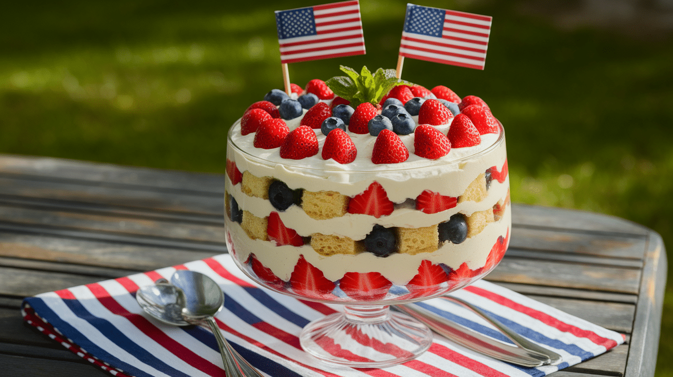 Gordon Ramsay 4th of July Festive Summer Berry Trifle Recipe – Rich ...