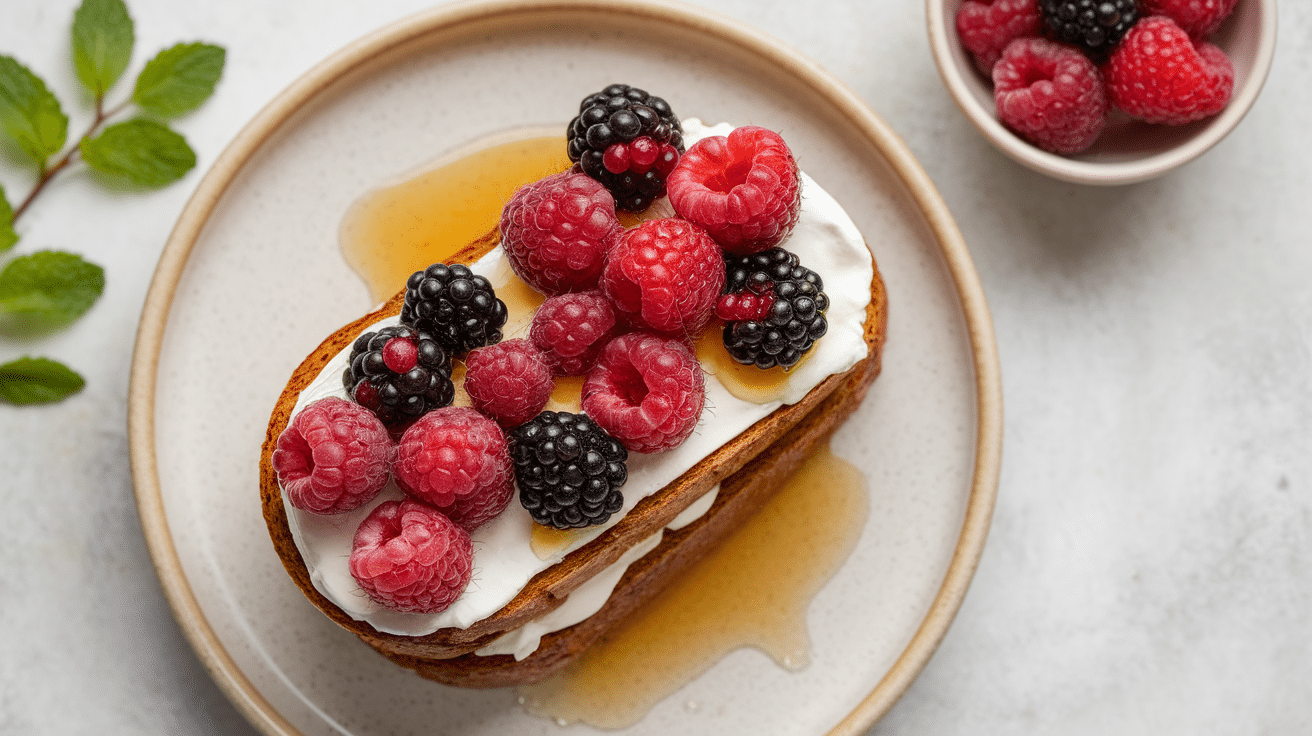 Gordon Ramsay Melted Brie Toast with Macerated Berries Recipe – Rich ...